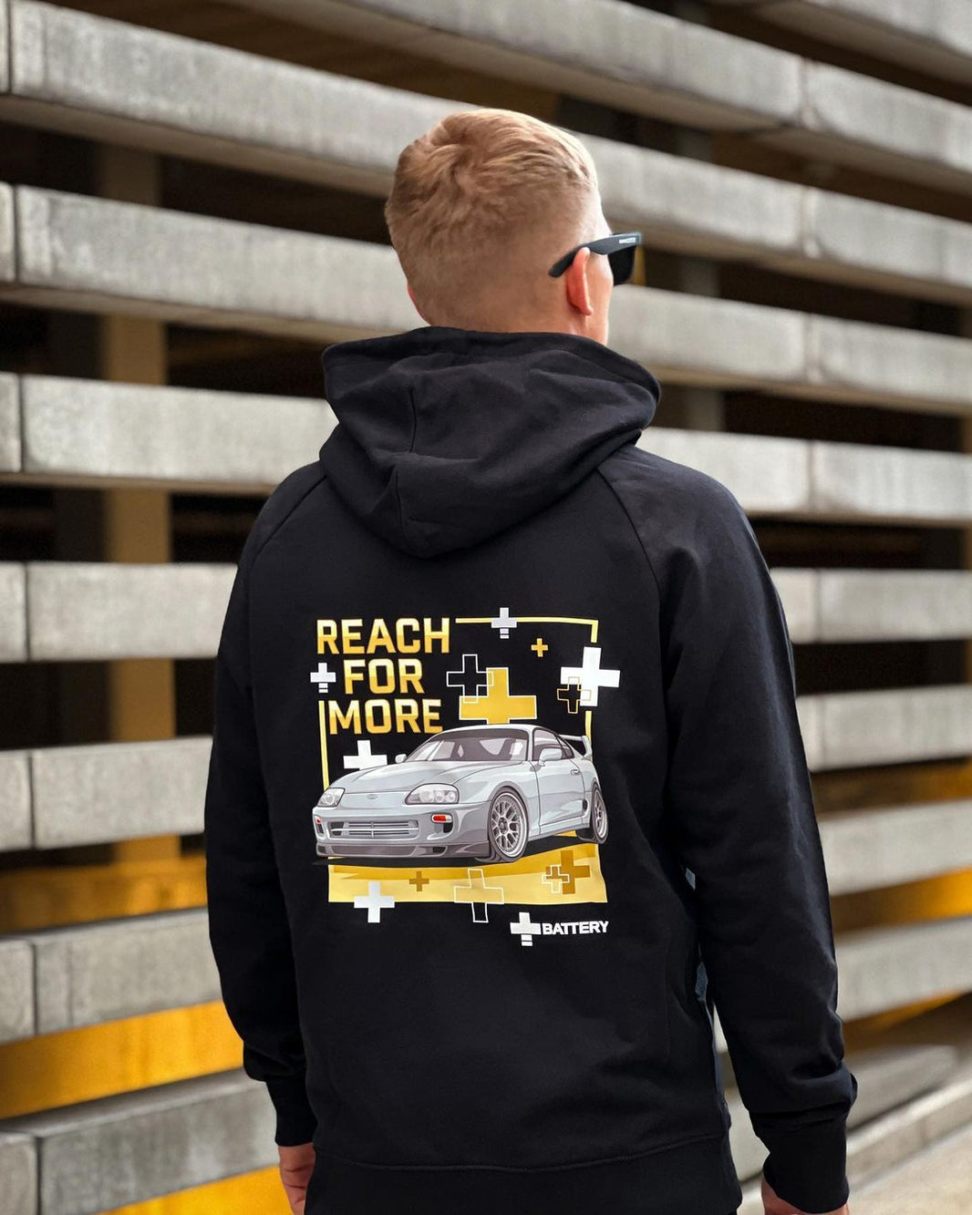 Norbefilms merchandise, car parts, drifting events.