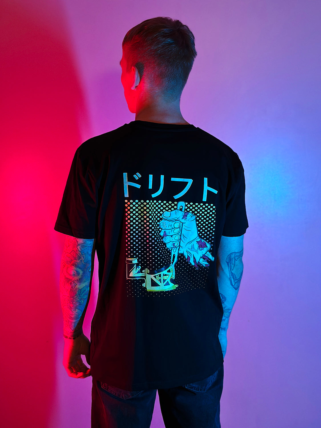 Norbefilms merchandise, car parts, drifting events.